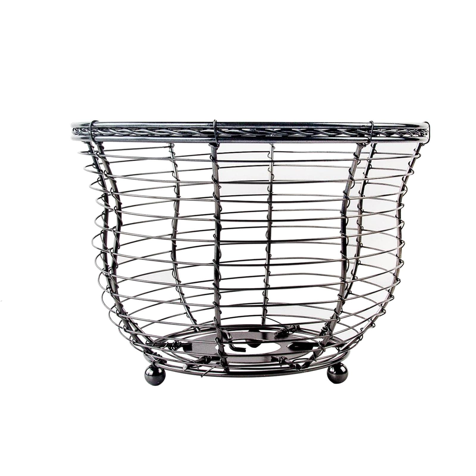 MagiDeal Wire Fruit Bowl, Classic Kitchen Design for Produce Storage Basket Holder, Countertop Decor Organization, Storage Baskets for Bread Snacks