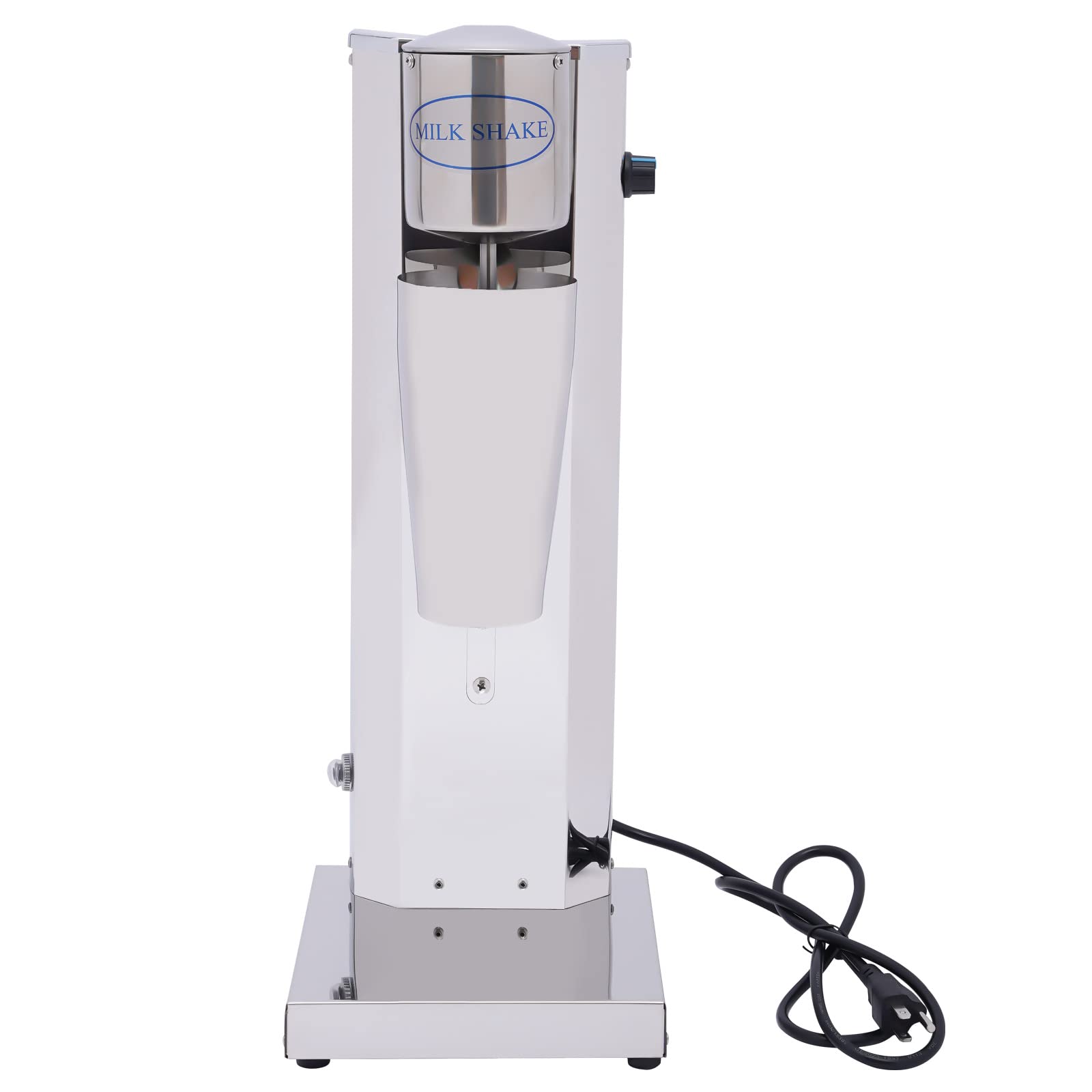 YETINGSHOP Milkshake Maker, 180W Stainless Steel Electric Milkshake Maker Machine, Single Head Commercial Drink Mixer for Milkshake Mixed Drink, 800ml Cup, Infinitely Variable Speed