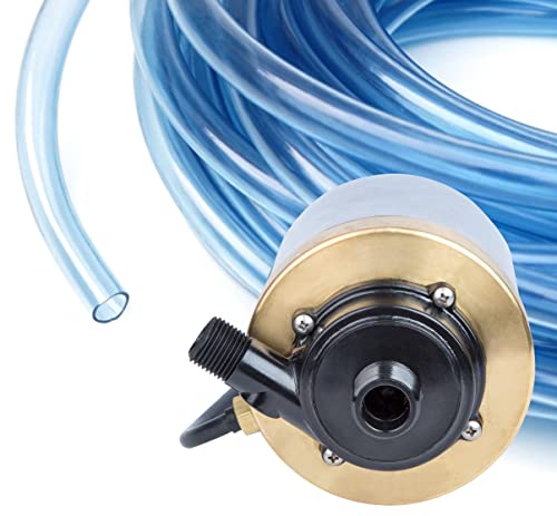 Little Giant 517006 Stainless Steel 580GPH Pump with 20-Feet Cord, Bronze, S580T-20