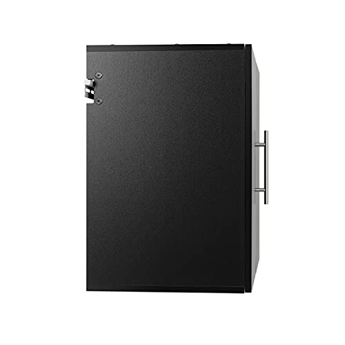 Prepac HangUps Upper Storage Cabinet - Elegant and Spacious Wall Cabinets to Maximize Your Storage, 36" Size, Classic Black Finish