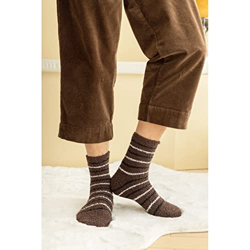 SGAOGEW Fuzzy Socks Athletic Ankle Womens Socks Running Compression Socks for Women Cozy 1 Pack Low Cut Performance Soft Tab Socks christmas gifts for mom