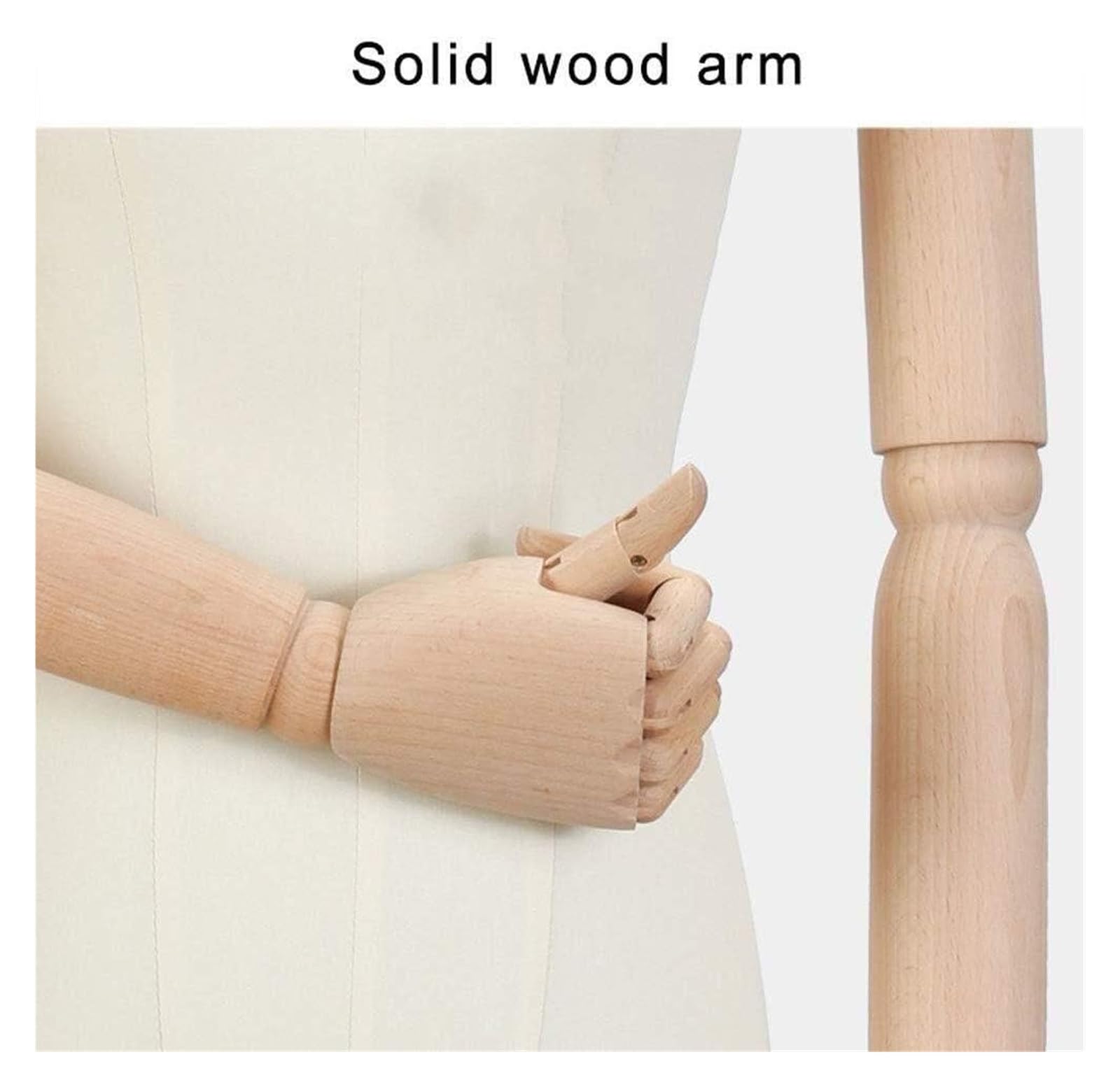 Mannequin Tailors Dummy Torso Dress Form Torso Adjustable Female Tailors Dummy Dressmakers Dummies Display Bust Detachable for Clothing Jewelry Display Stand