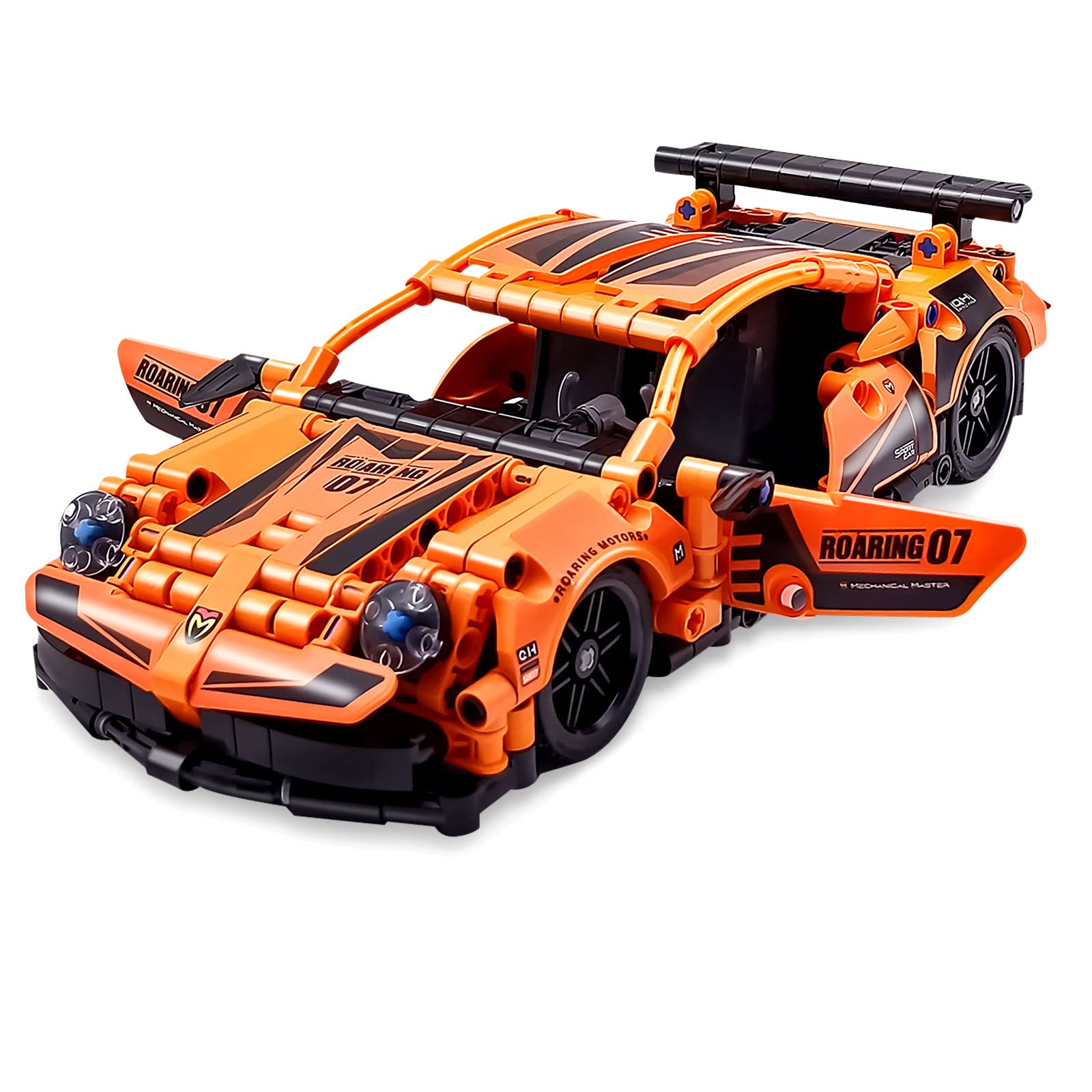 Siomeoar Building Blocks Pull-Back Cars Sets Creative Thinking Building Kits Toy for Boys Girls Age 8-14 (490 Pieces)