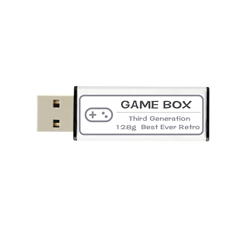 Rendaysa 128GB Game Booster Plug Games Pack for Playstation Accessories Built-in 15000 Games for True Blue Mini PS1
