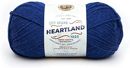 Lion Brand Yarn - Heartland - 6 Skein Assortment with Needle Gauge (Mix 4)
