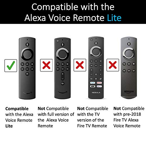 Made for Amazon Remote Cover Case, for Alexa Voice Remote Lite | Red