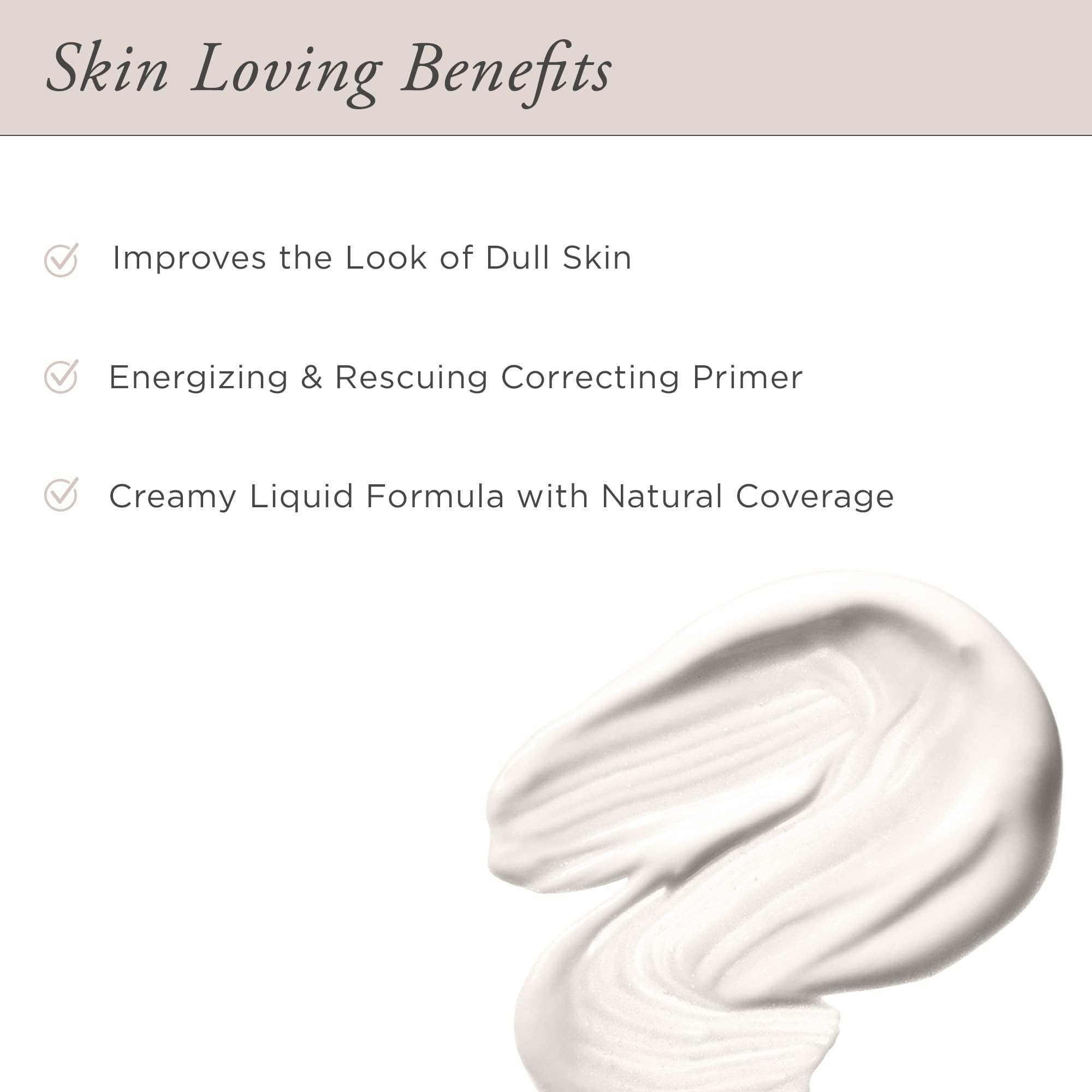 PÜR MINERALS 4-in-1 Correcting Primer, Pore Reducer, Makeup Primer, Redness Reducer, Cruelty-Free, Lightweight Formula, Vegan Friendly - Energize & Rescue