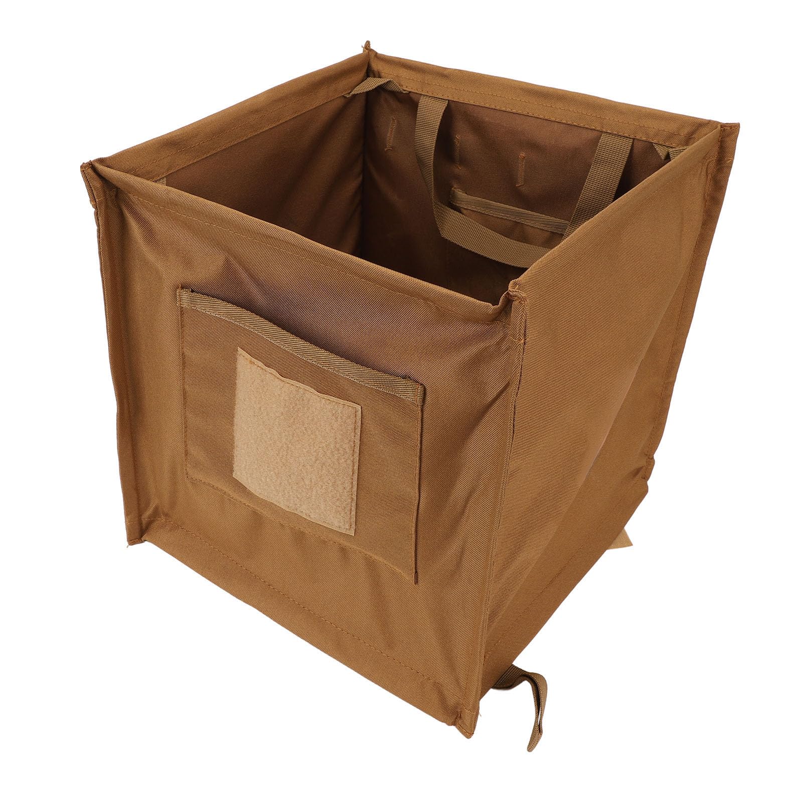 Yechiry 33L Arborist Throw Line Storage Cube, Throw Line Storage Basket, Tree Cutting Equipment Throwline Box - Outdoor Large Capacity Foldable Trash Can for Camping BBQ