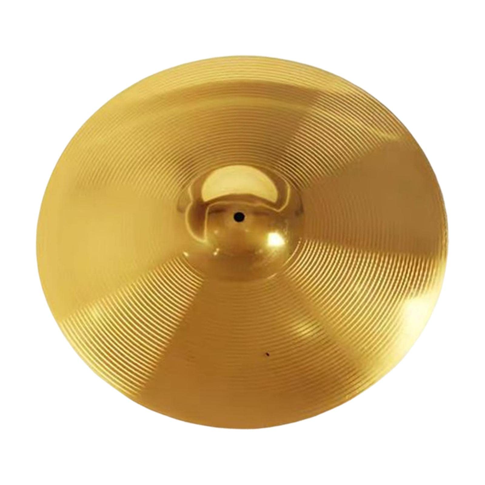 Tachiuwa Durable Brass Jazz Drum Crash Cymbals Alloy Crash Cymbal Hi Hat for Drum Players, 12inch