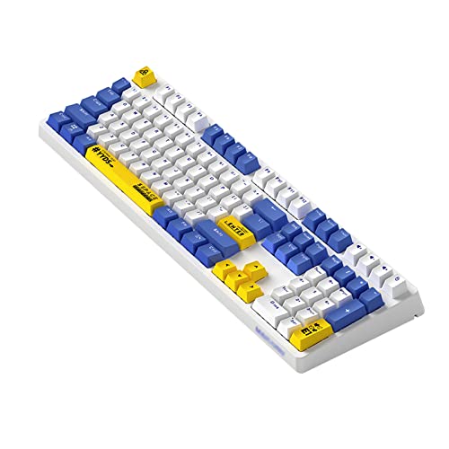 Qingchen Mechanical Gaming Keyboard,108-key Full Key Without Conflict,USB Wired with Full Key Programmable,for PC,Laptop,Mac.