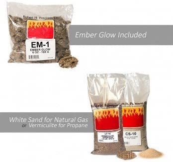 Peterson Real Fyre 18-inch Live Oak Log Set with Vented Burner and Gas Connection Kit. Match Lit (Natural Gas Only)
