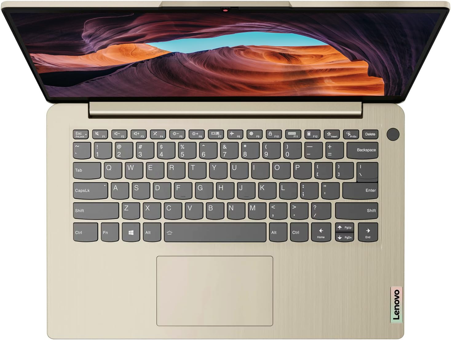 Lenovo IdeaPad 3 Laptop, 14" FHD Display, AMD Ryzen 7 5700U, 20GB RAM, 1TB PCIe M.2 SSD, Wi-Fi 6, Windows 11 Home, Fingerprint Reader, Webcam, Backlit Keyboard, HDMI, Beige/Sand
