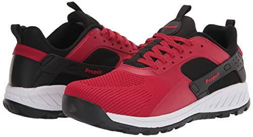 Propet Womens Visper Hiking Shoe, Red, 10 XX-Wide US
