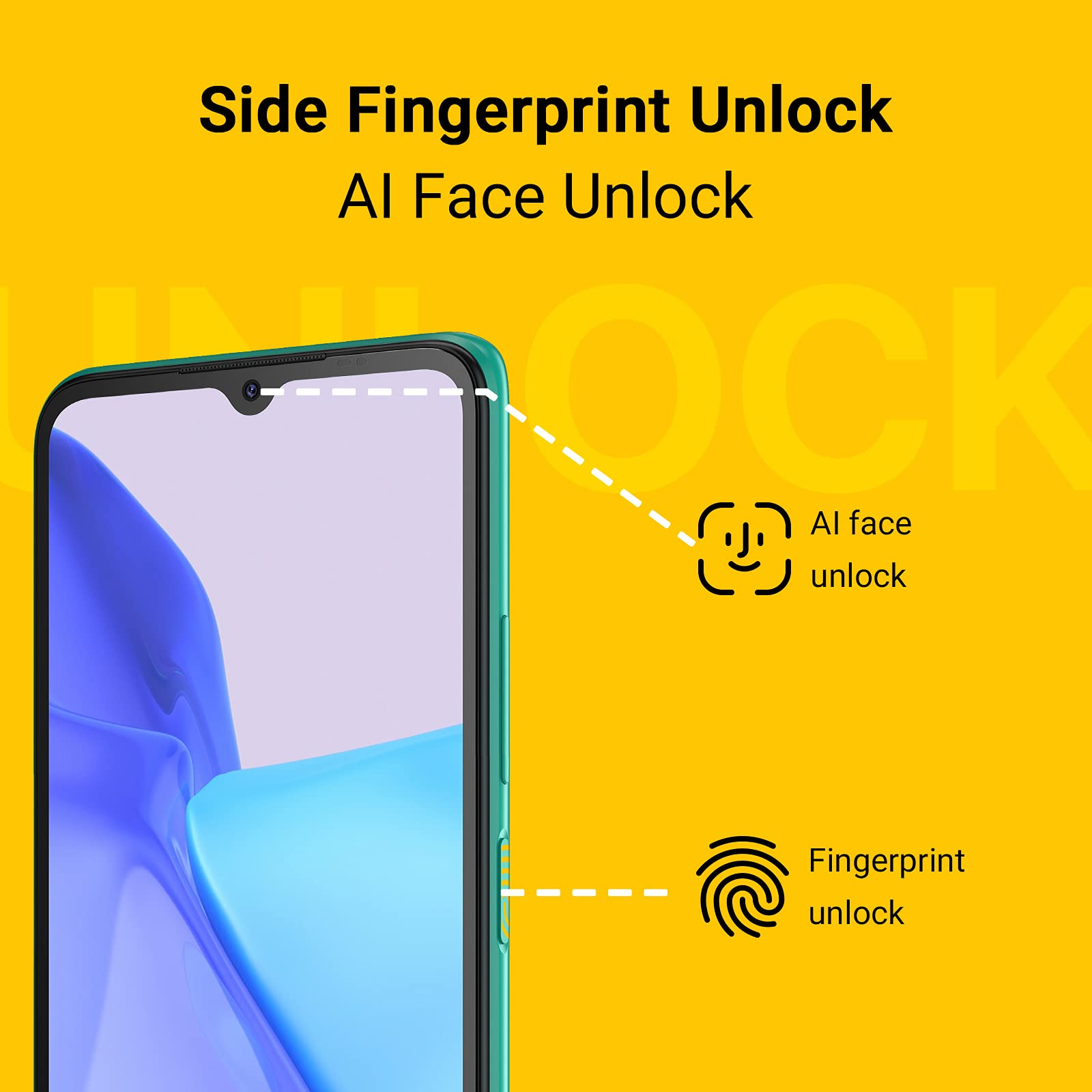 UMIDIGI Unlocked Cell Phone, Power 5 (3+64g) Android 11 Smart Phone, 6150mAh Battery+ 6.53" HD Display Smartphone with 16MP AI Triple Camera, Dual SIM Android Phone…