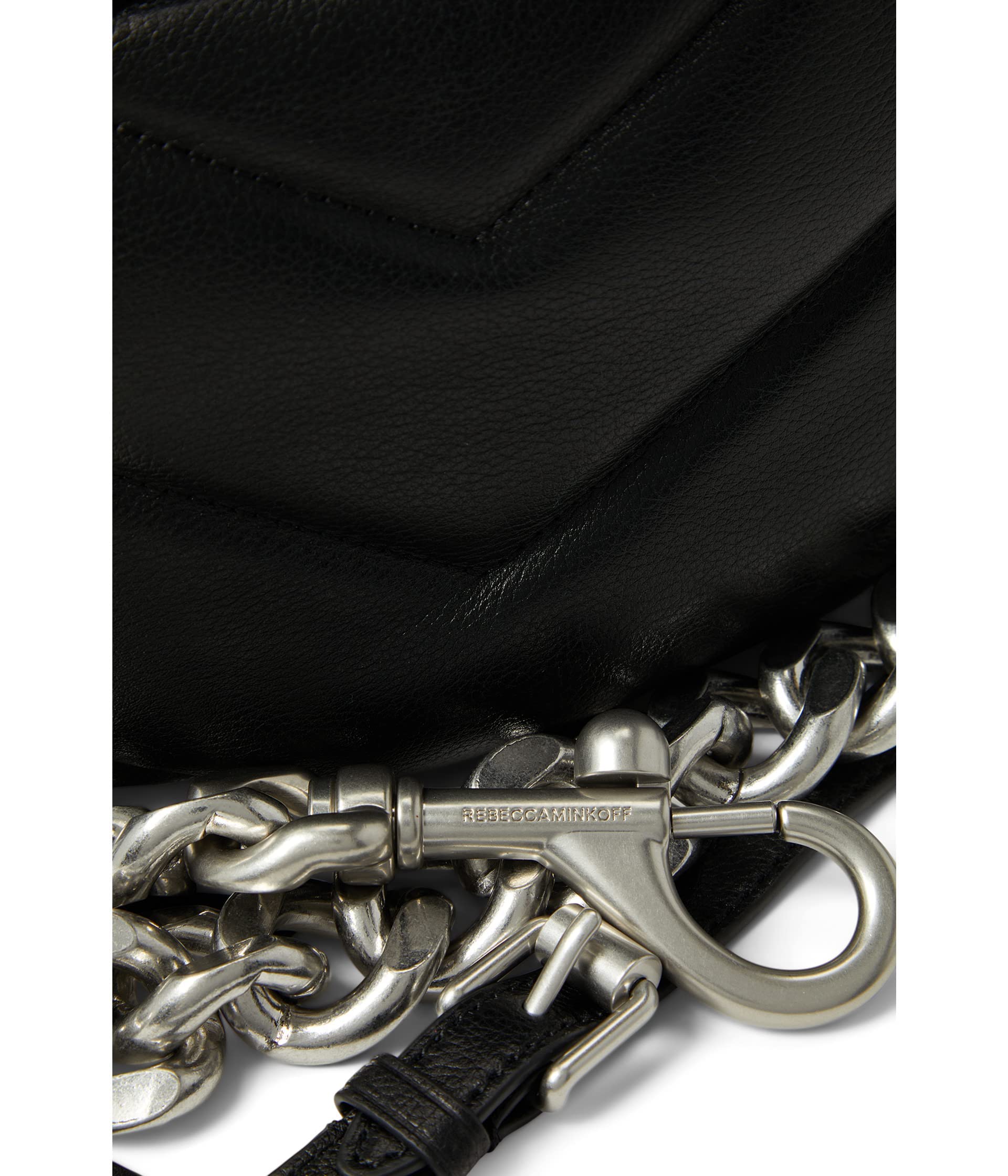 Rebecca Minkoff Edie Maxi Crescent Crossbody Black One Size