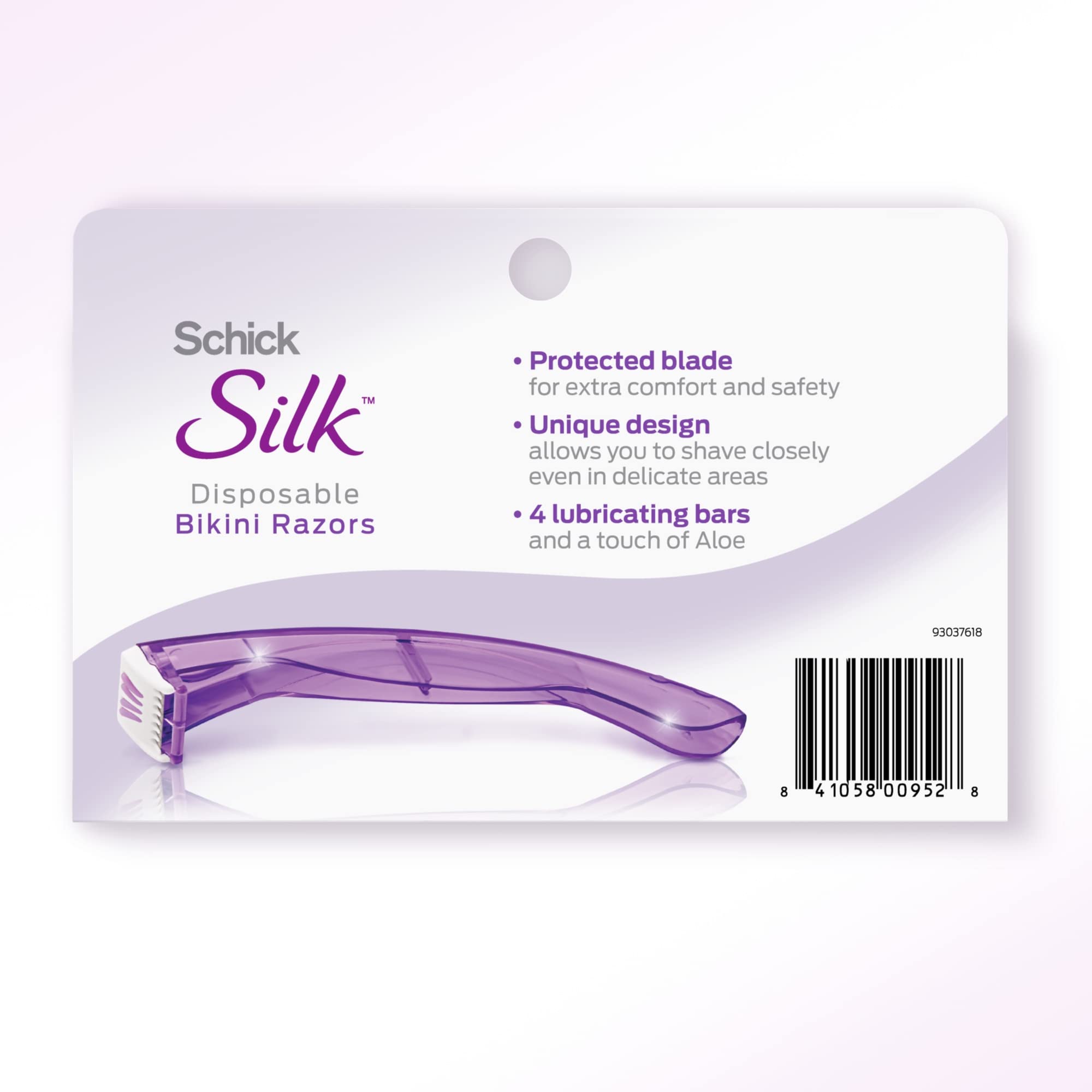 Schick Silk Bikini Razor, 9 Count | Bikini Shaver, Pubic Hair Razor for Women | Disposable Razors for Women, Bikini Trimmer