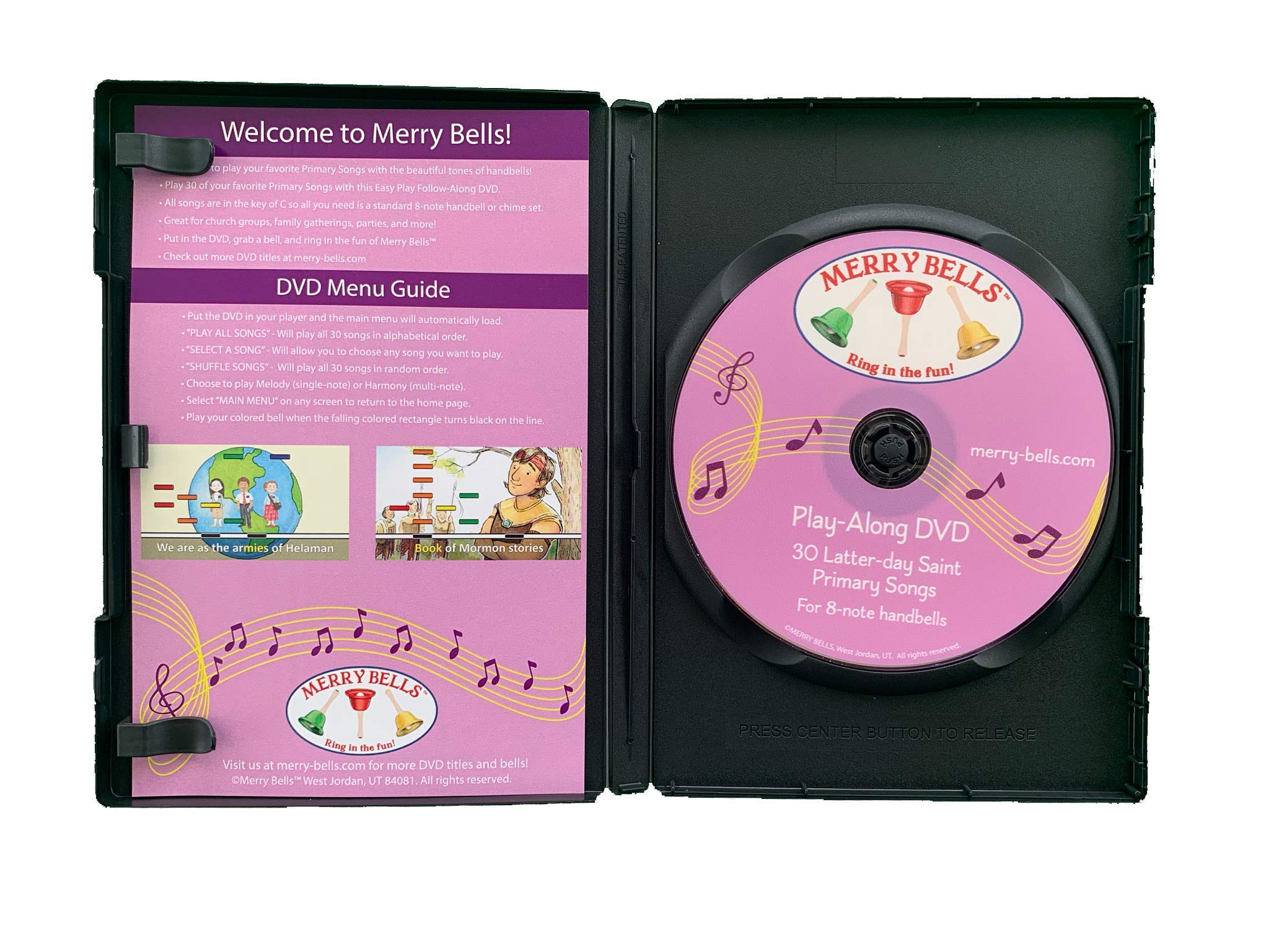 Merry Bells Latter-day Saint Primary Songs #1 Play-Along DVD for Handbells
