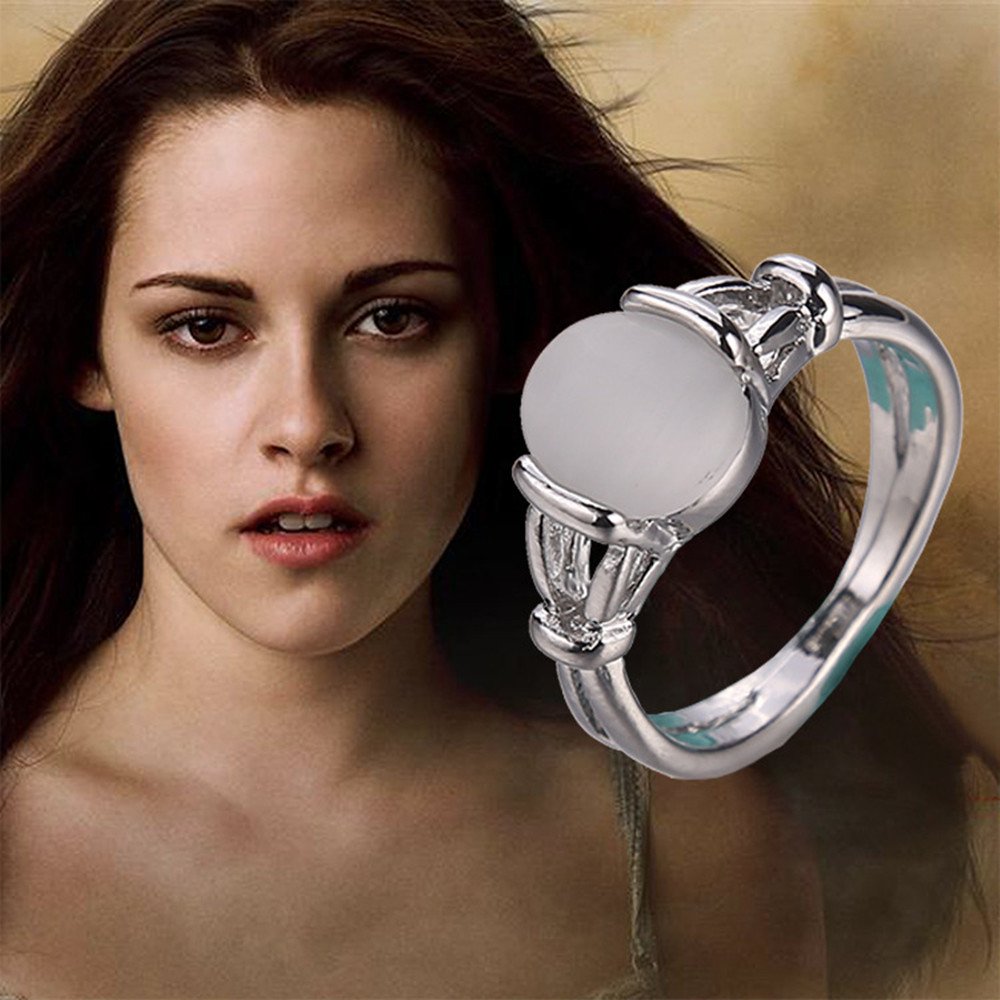 LUREMEĀ® Fashion Alloy Twilight Saga Bella Natural Cateye Stone Women's Ring-O (04001479-2)