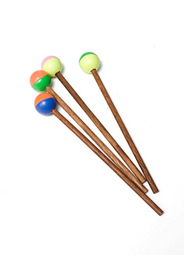 Mahogany Wood Tongue Drum Slit Tongue Log Drum With Mallets 4 Notes, PROFESSIONAL SOUND/QUALITY - JIVE BRAND