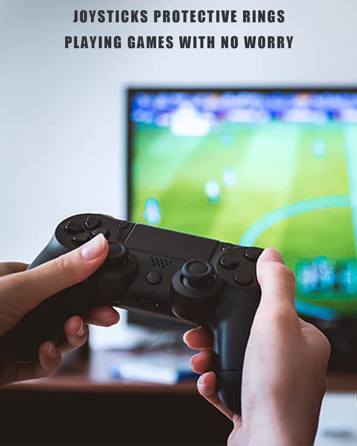 Sehawei Silicone Joystick Protectors, 12 Pcs (White) for Steam Deck/Xbox/PS4/PS5 - Invisible Elastic Protection, Keep Clean, Extend Life of Joysticks, Easy to Install & Remove