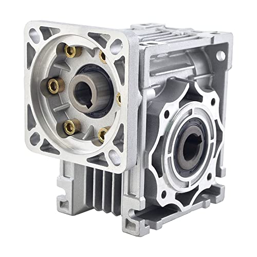STEPPERONLINE 10:1 Worm Gearbox NMRV40 Worm Gear Speed Reducer for Nema 34 Stepper Motor