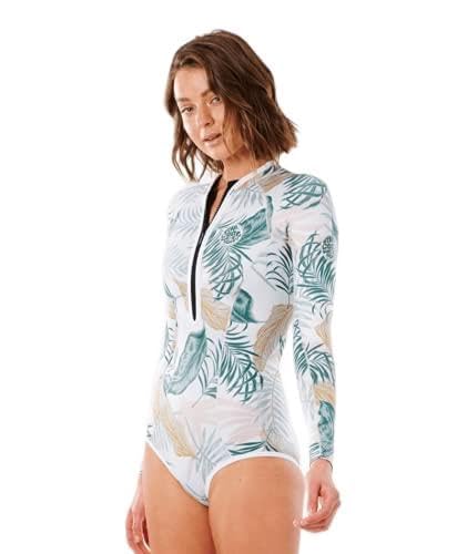 Rip Curl G-Bomb Hi Cut LS Womens Springsuit 1000-White 6