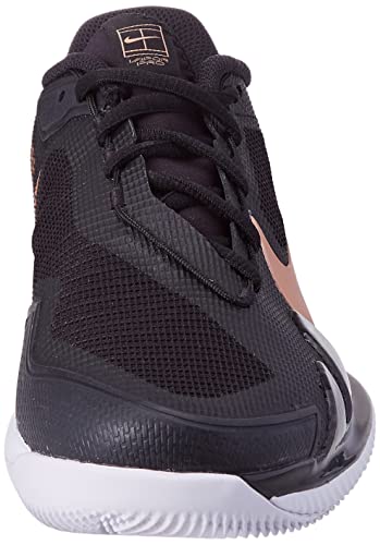 Nike Air Zoom Vapor Pro HC CZ0222-024 Black-White-Metallic Red Bronze Women's Hard Court Tennis Sneakers 7.5 US