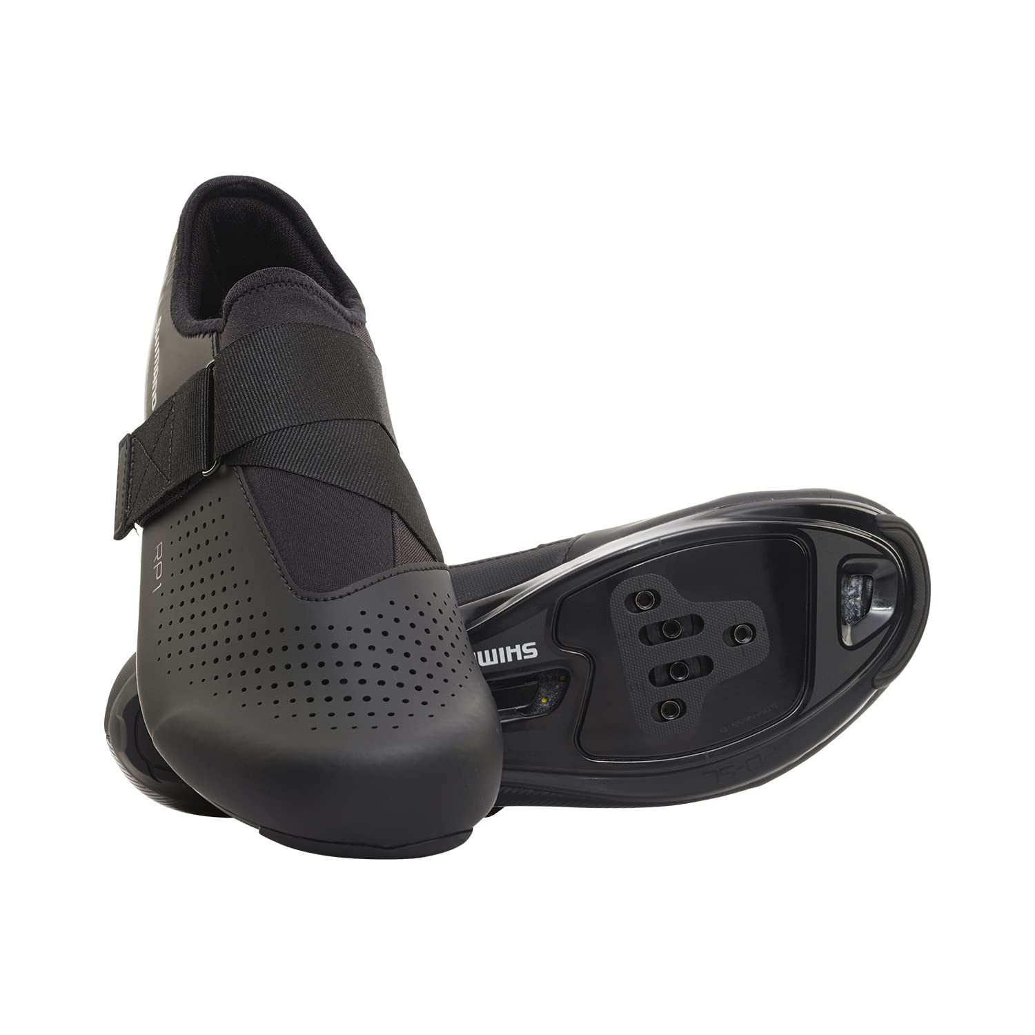 SHIMANO SH-RP101 High Performing All-Rounder Cycling Shoe, Black, 12.5-13 Women / 10-10.5 Men (EU 45)