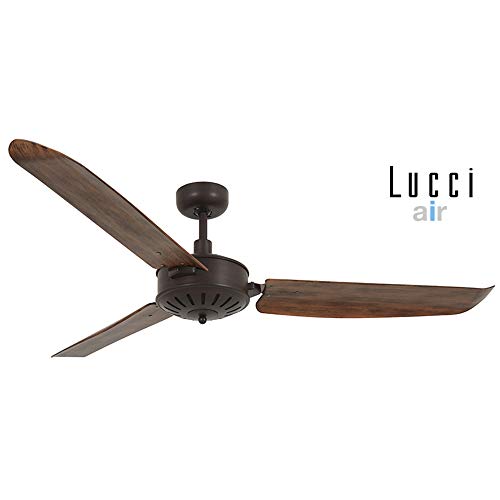 Lucci Air 21101701 Carolina Ceiling Fan 56 Inch, Oil Rubbed Bronze with Dark Koa Blades
