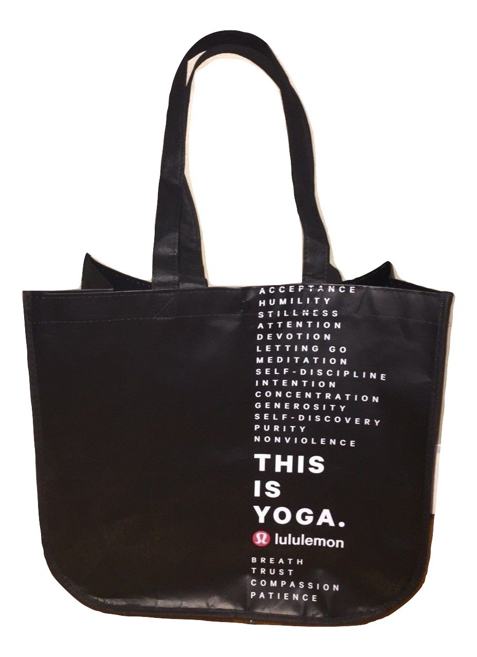 lululemon Holiday Special Edition LARGE Reusable Tote Carryall Gym Bag