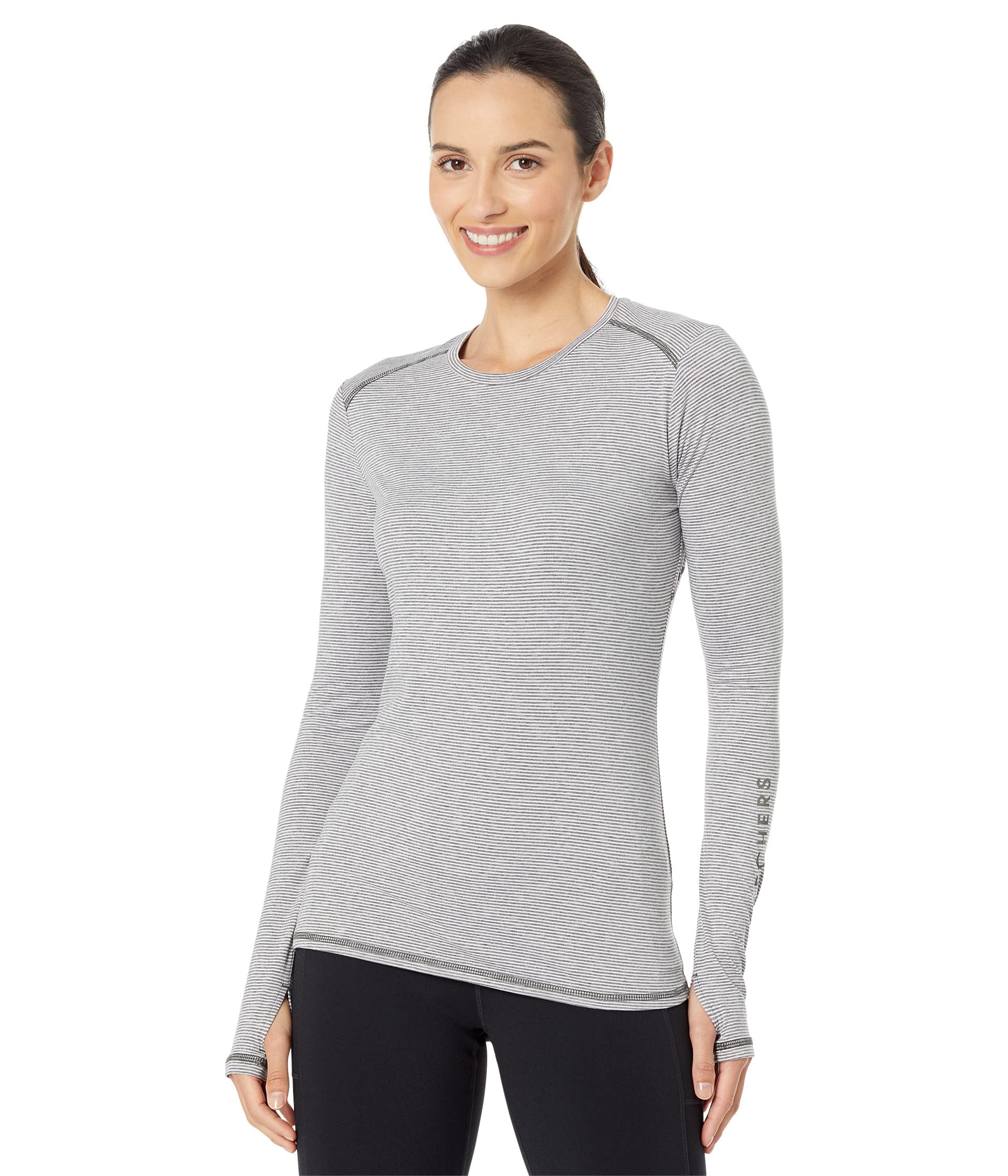 Skechers Godri Stride Long Sleeve Bold Black MD