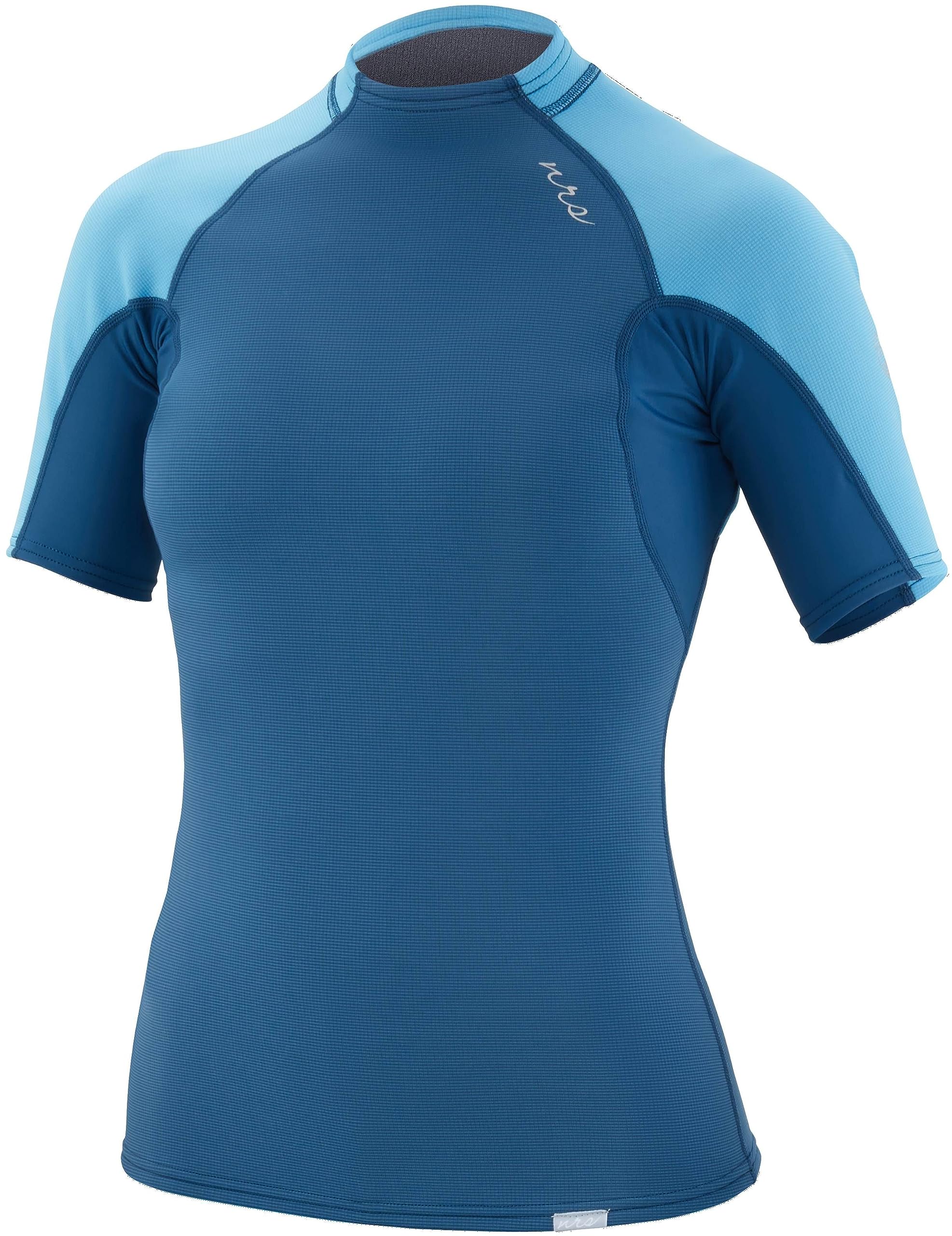 NRS Women's HydroSkin 0.5 Short-Sleeve Neoprene Shirt - for Kayaking, Canoeing, Rafting, Paddling