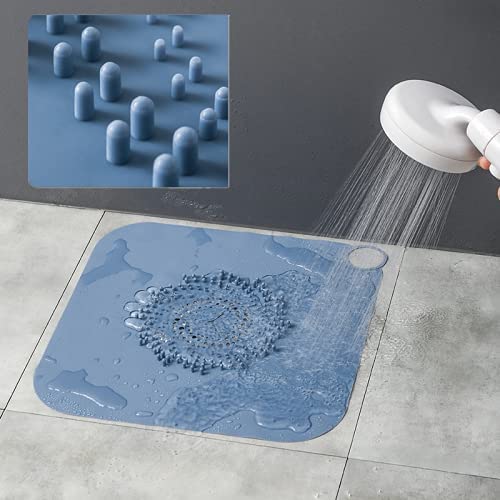 Silicone Shower Drain Hair Catcher,Shower Hair Stopper,Shower Drain Strainer,Silicone Drain Covers,Bathroom Drain Protector (HS030)