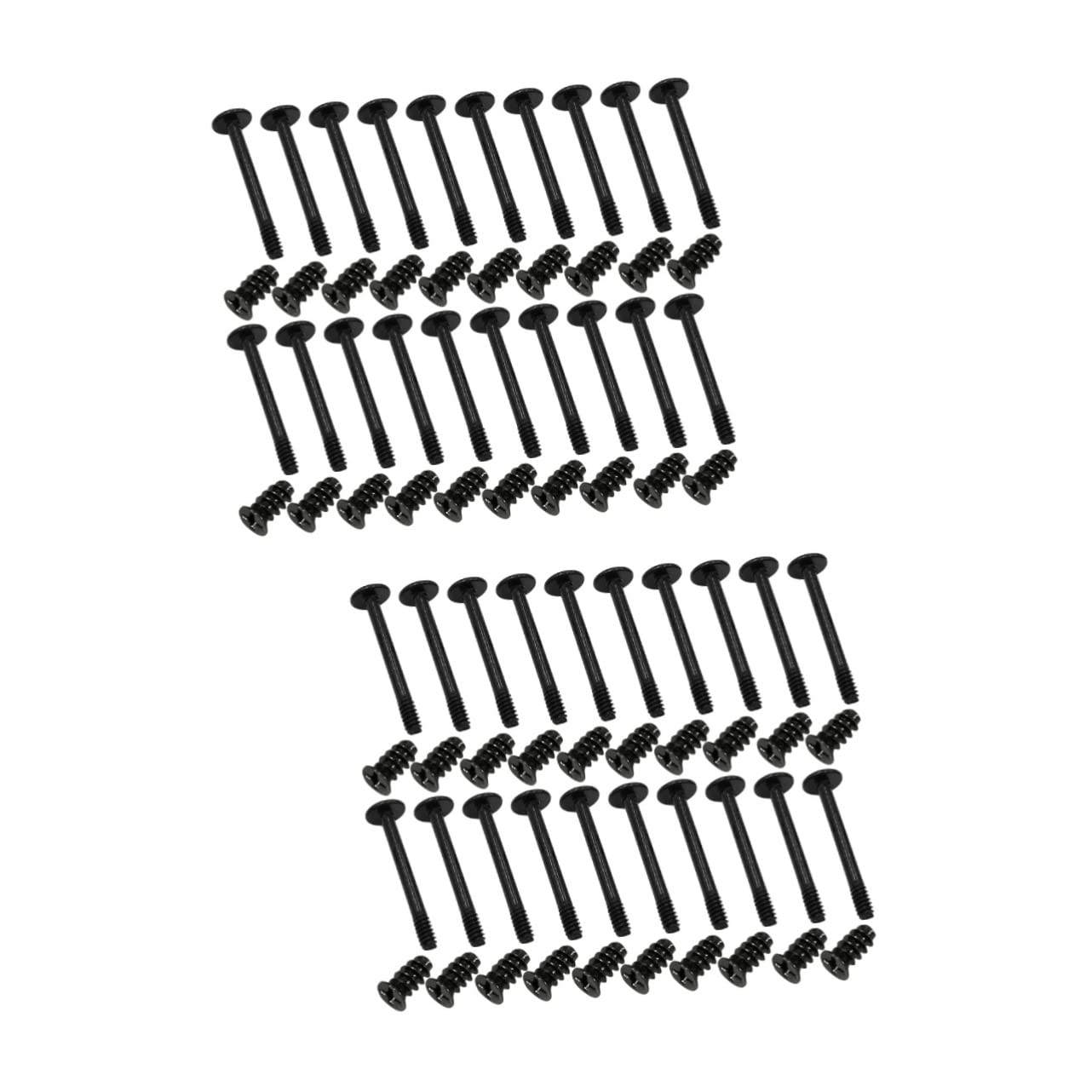 VILLCASE 2 Sets Chassis Fan Screws Steel Short Screw M5 Air