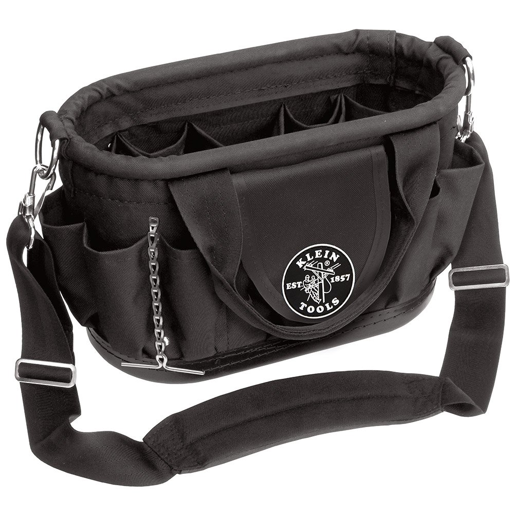 Klein Tools 58890 Tool Tote with 17 Pockets and Shoulder Strap