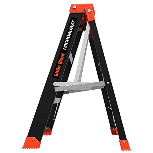 Little Giant Ladders, MicroBurst, 3' Stepladder, Fiberglass, Type 1AA, 375 lbs weight rating, (15703-001)