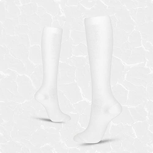 Rvidbe Women Socks, Soft Thin Crew Socks for Trouser, Dress, Business, Casual - 3 Pairs, Shoe Size Compression Socks for Nurses Tall Socks