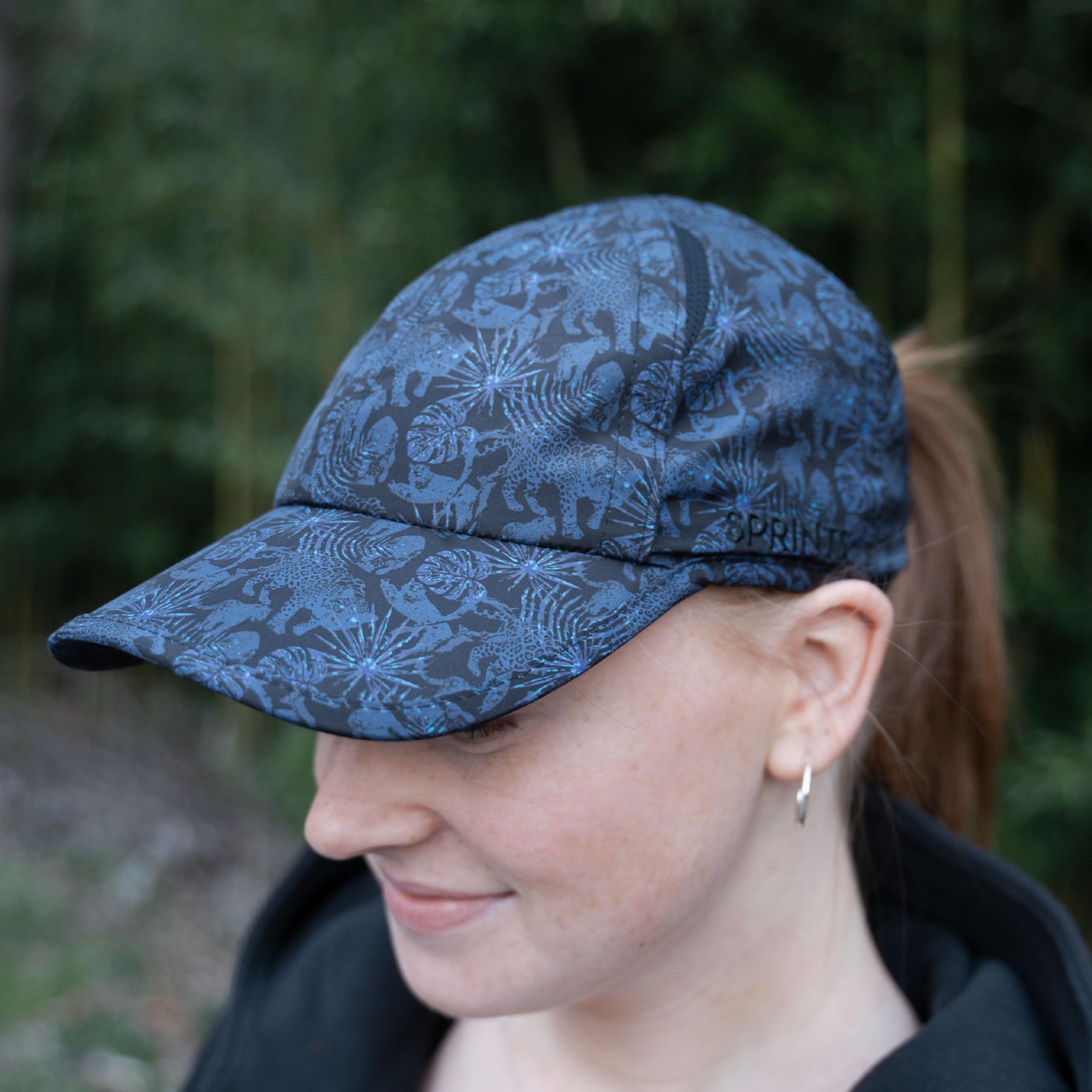 Sprints Fish are Friends Race Day Performance Running Cap | The Lightweight, Quick Dry, Black Sport Hat, One Size