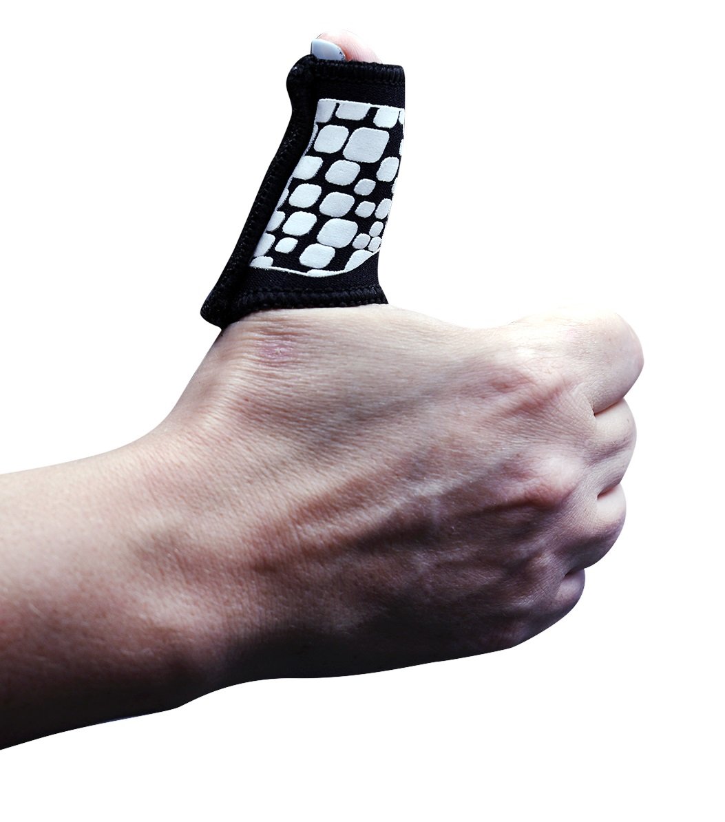 Nubs Thumb Sleeves Cross Training Grips Best Gymnastics Grips Keep Your Hands Free from Blisters & Callouses Pullups Weight Lifting Chin Ups (White)