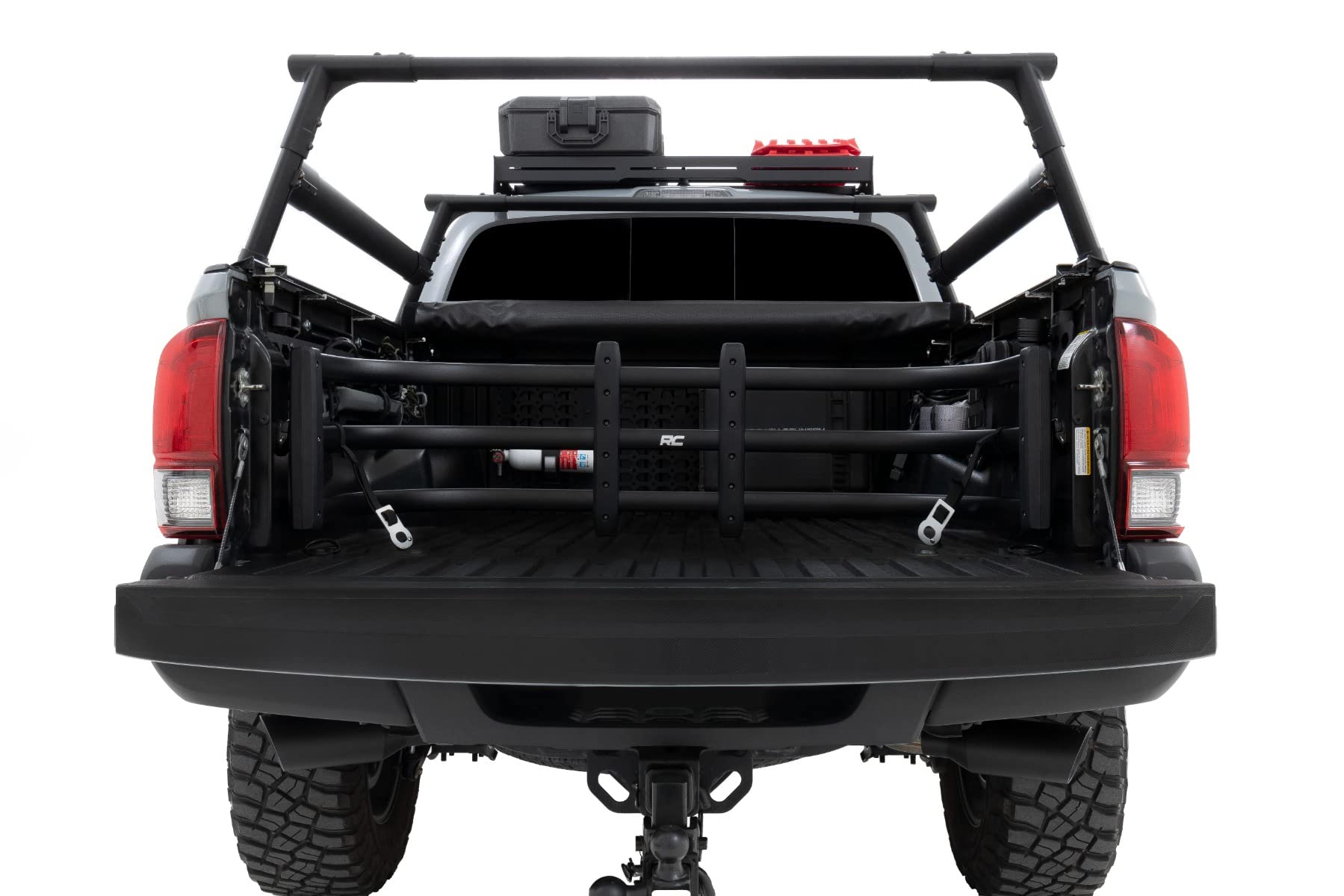 Rough Country Bed Extender for Tacoma/Gladiator/Maverick | 26" Extension - 73113, Black