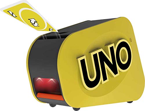 Mattel Games UNO Attack Card Game for Family Night with Card Launcher Featuring Lights & Sounds and Mega Hit Rule (Amazon Exclusive)