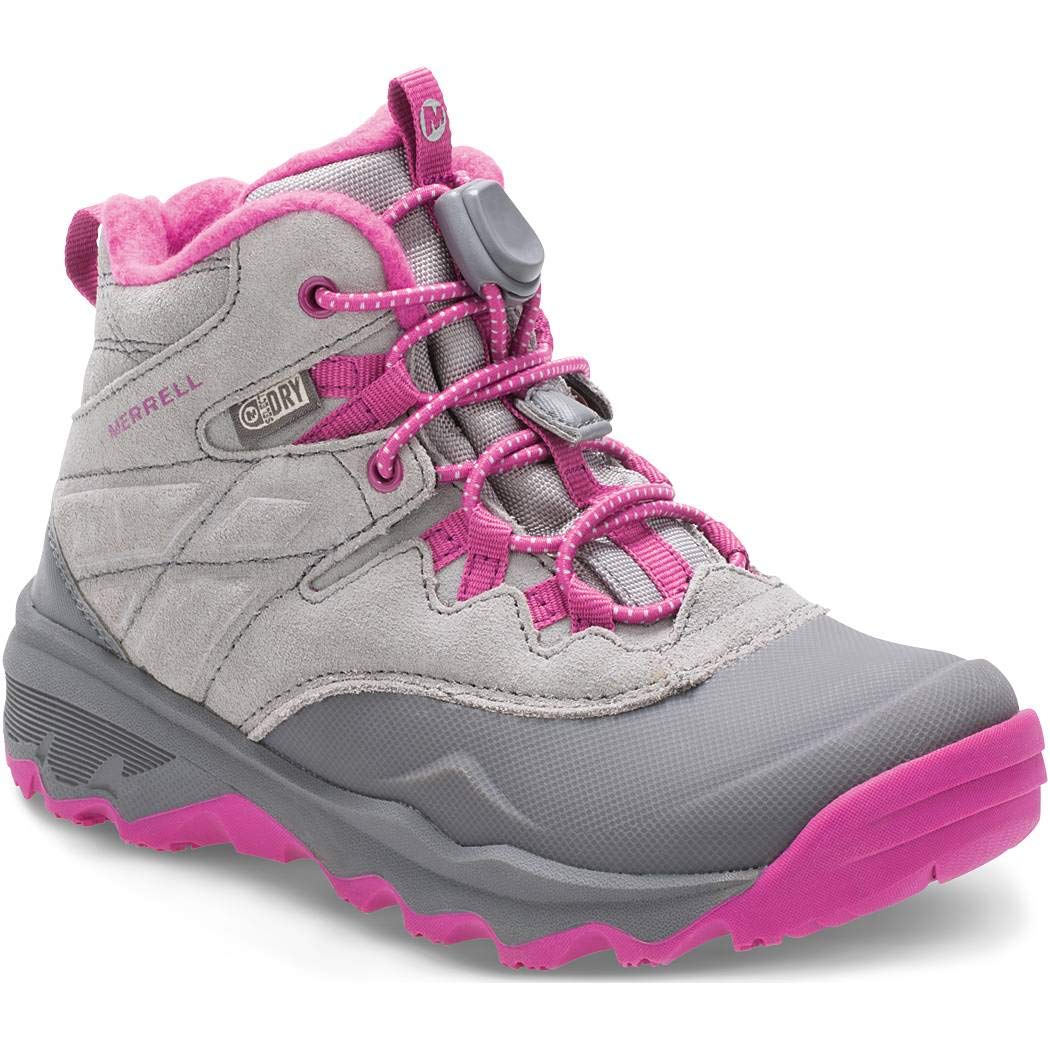 Merrell Baby-Boy's THERMOSHIVER Snow Boot, Grey/Pink, 4.5 Medium US Toddler