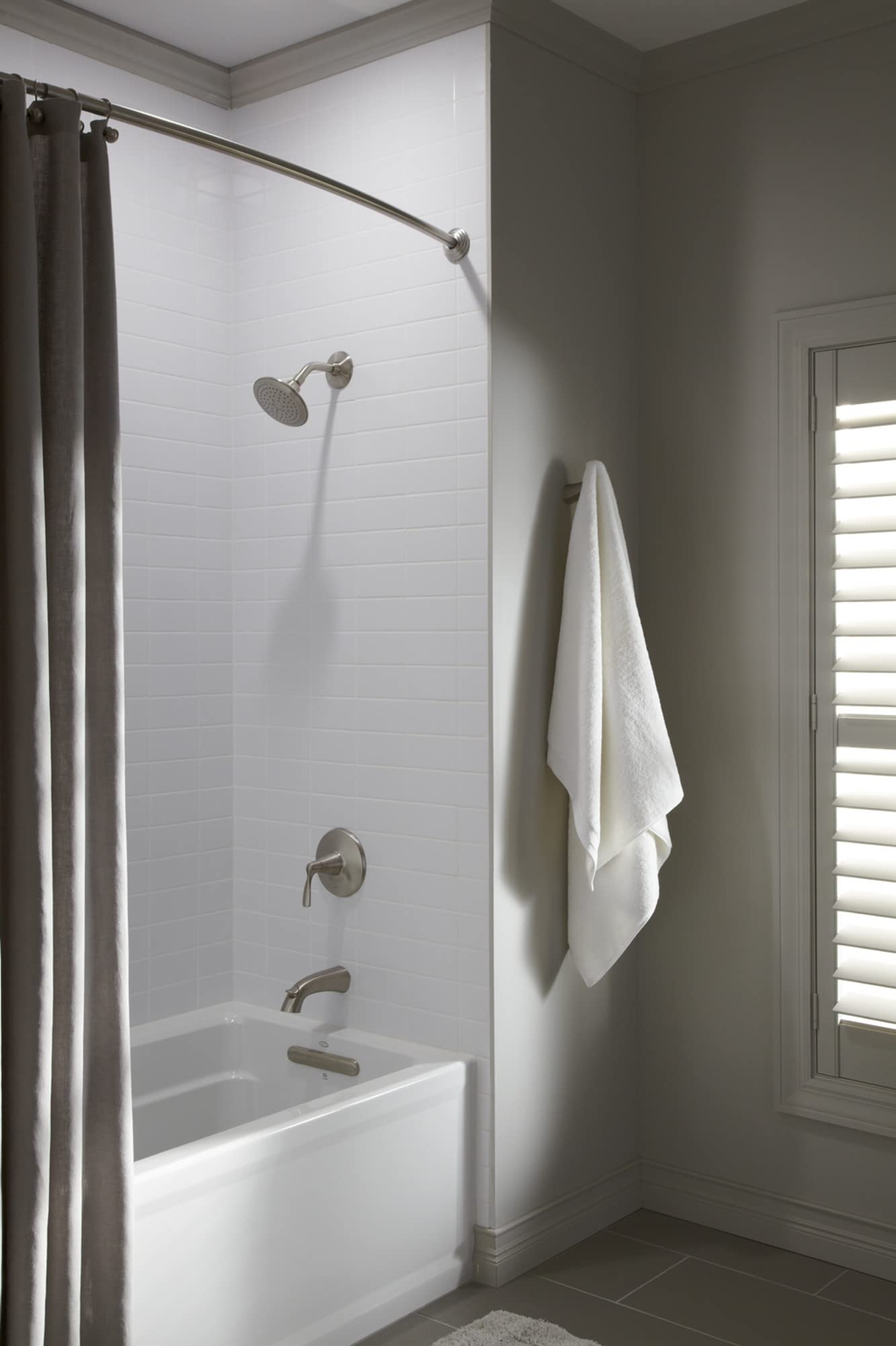 KOHLER K-1125-RA-0 Archer 72-Inch x 36-Inch Alcove Bath with integral apron and right hand drain, White