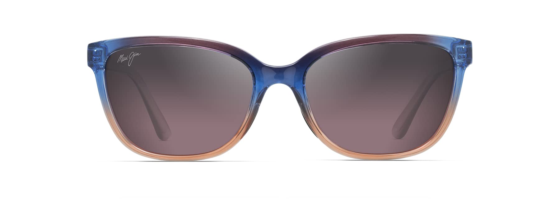 Maui Jim Women's Honi Polarized Cat Eye Sunglasses, Sunset/Maui RoseÂŽ, Small