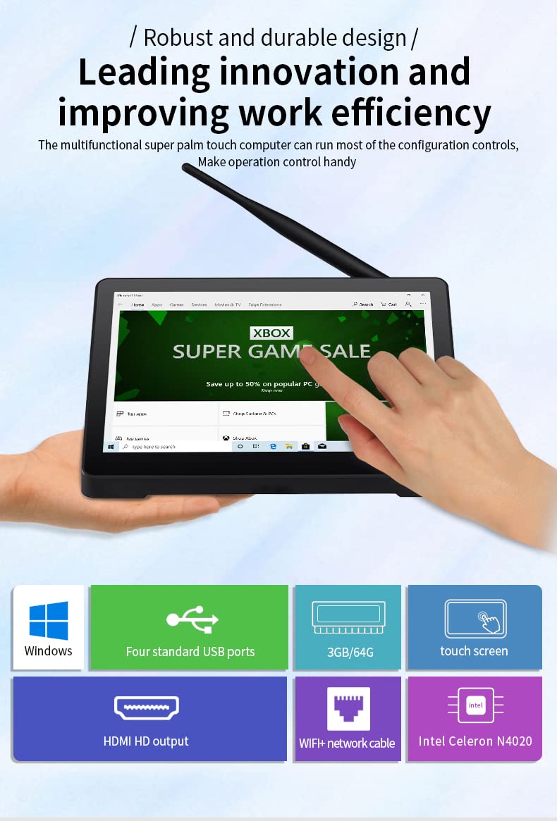 Pipo PiPO X8 PRO Mini PC Tablet Computer Windows 10 OS 64 Bits 3G RAM 64G ROM Dual Core Mini Computer N4020