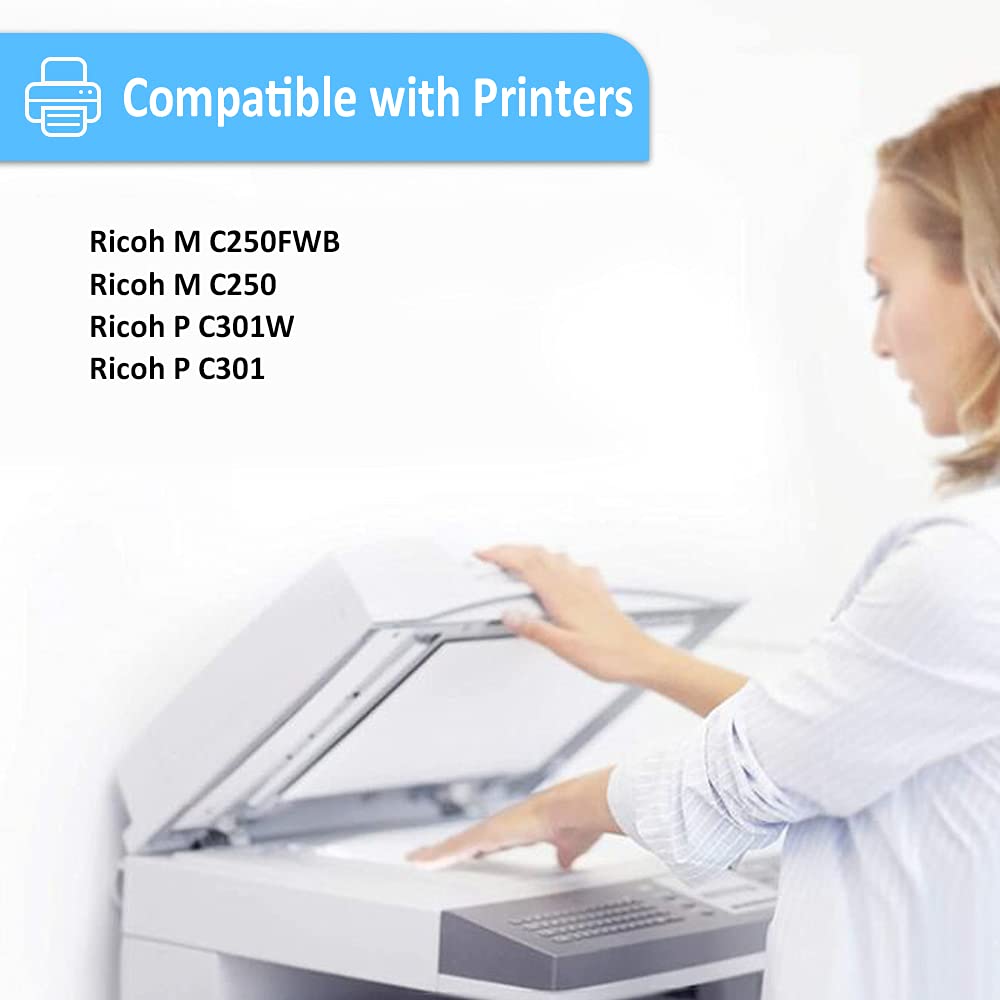 LAIPENG Compatible Toner Cartridge Black for Ricoh M C250FWB P C301W Printers High Capacity 6,900 pages (Black x 1)