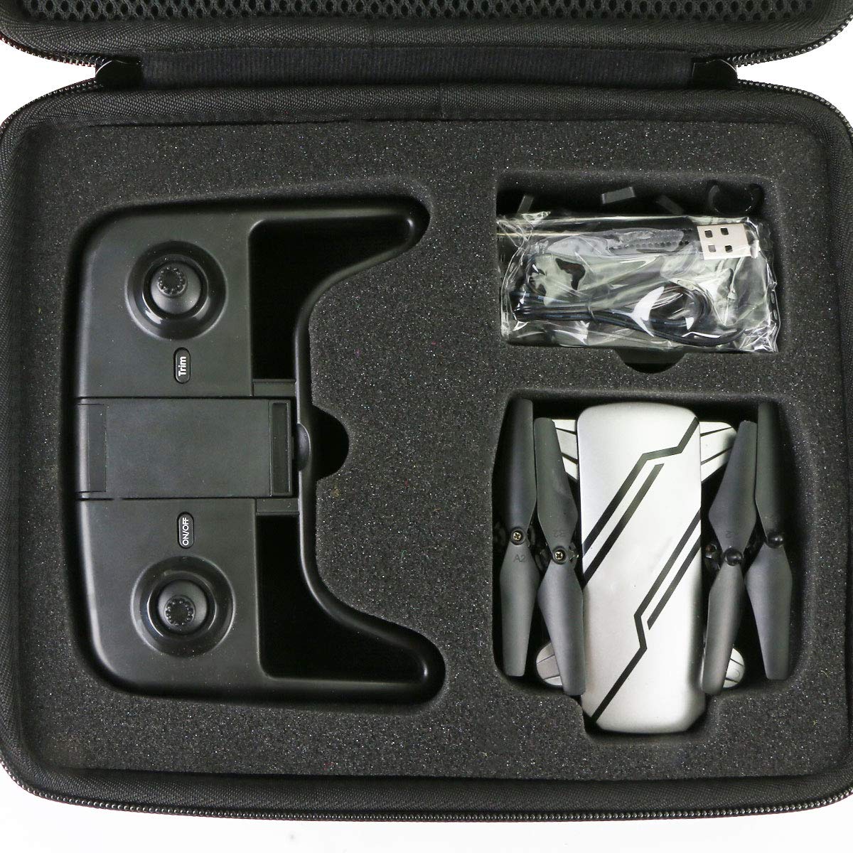 khanka Hard Case Replacement for DEERC D20 Mini Drone for Kids with 720P HD FPV