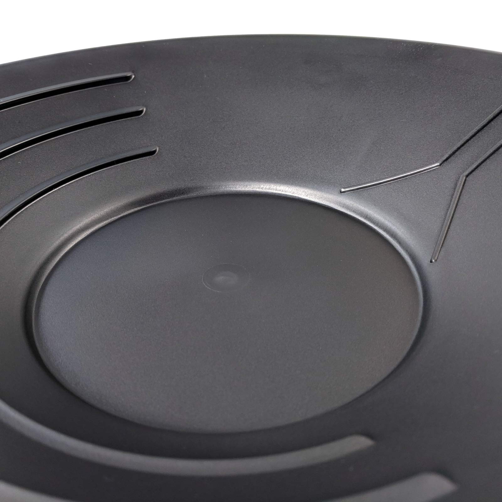 SE 14 Inch Gold Panning Pan - Three Riffles for Easier Mining and Prospecting, Black
