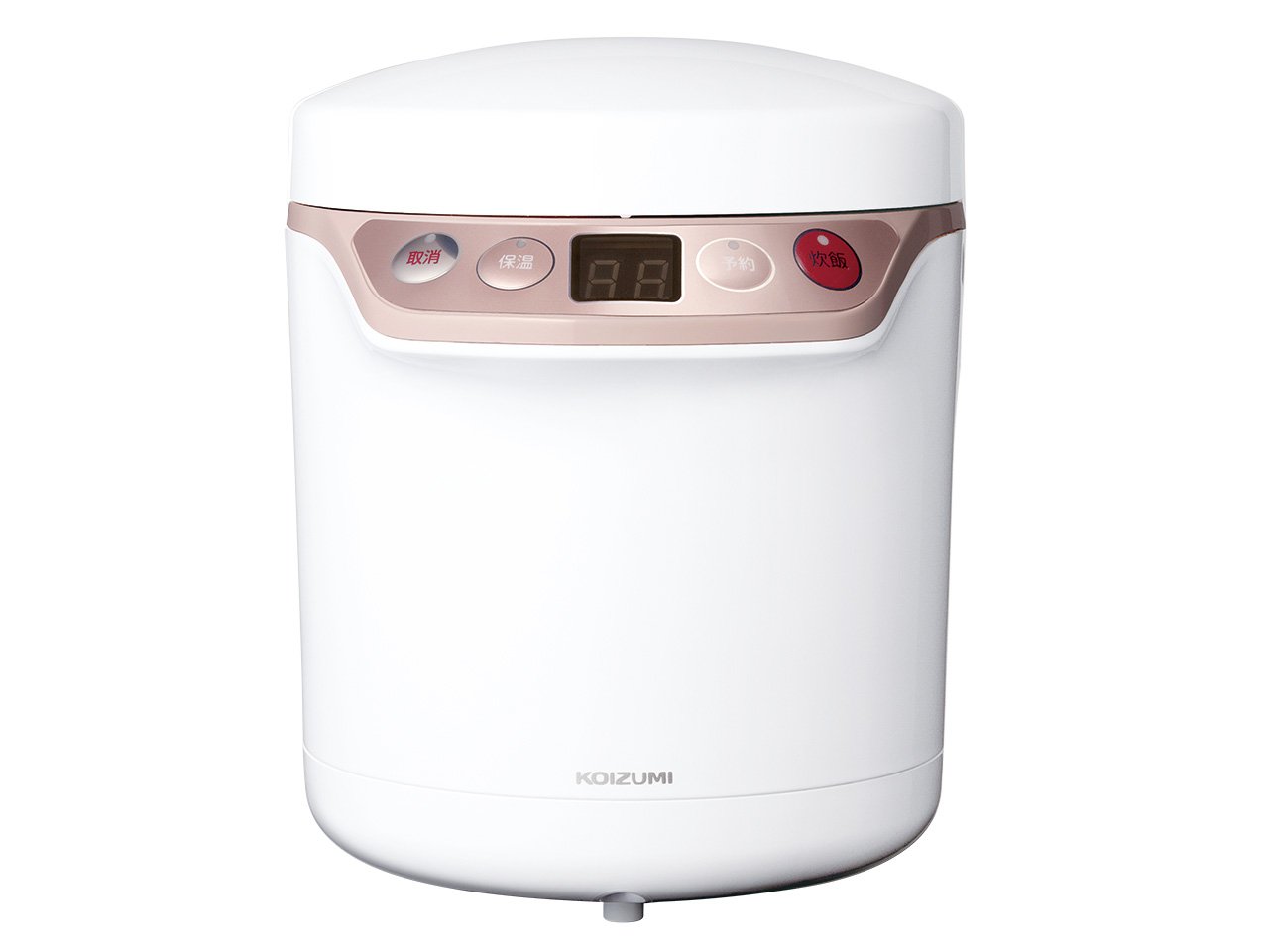 KOIZUMI Rice cooker 0.5 to 1.5 Go (about 90 ~ 270m) KSC-1511/W (White)