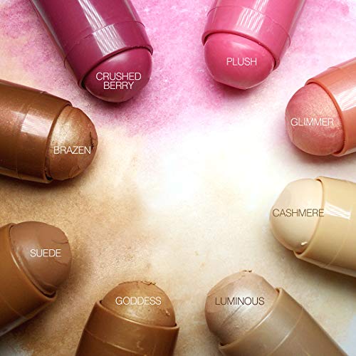 L.A. Girl Velvet Contour Sticks, Bronzer Suede, 0.2 Ounce (Pack of 3)